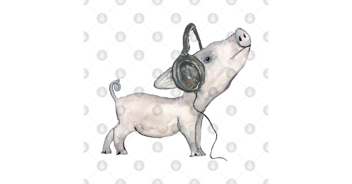 Pig Music - Pig - T-Shirt | TeePublic