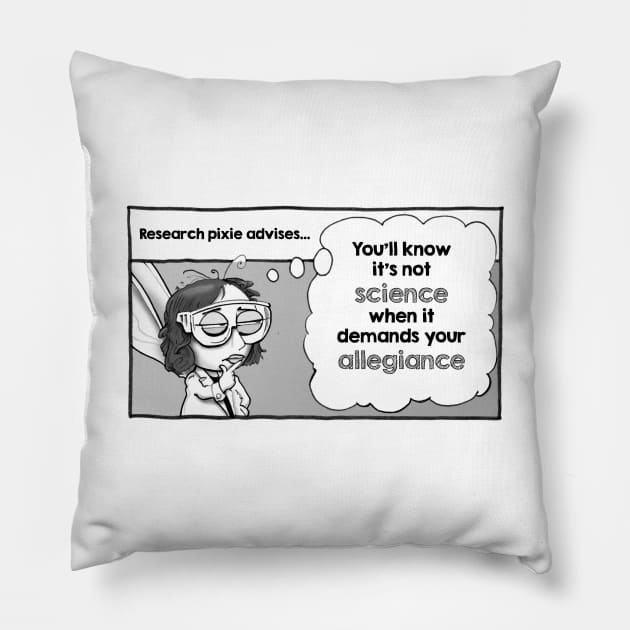 Research pixie advises ... you'll know it's not SCIENCE when it demands ...