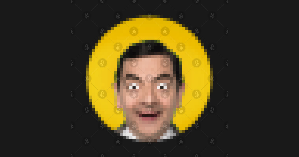8bit Mr bean - Mr Bean - T-Shirt | TeePublic