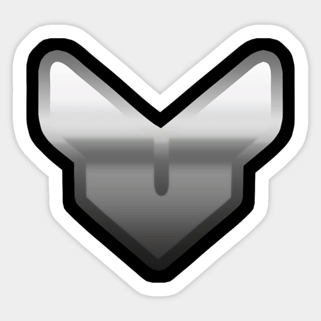 Overwatch Silver Rank - Overwatch - Sticker | TeePublic