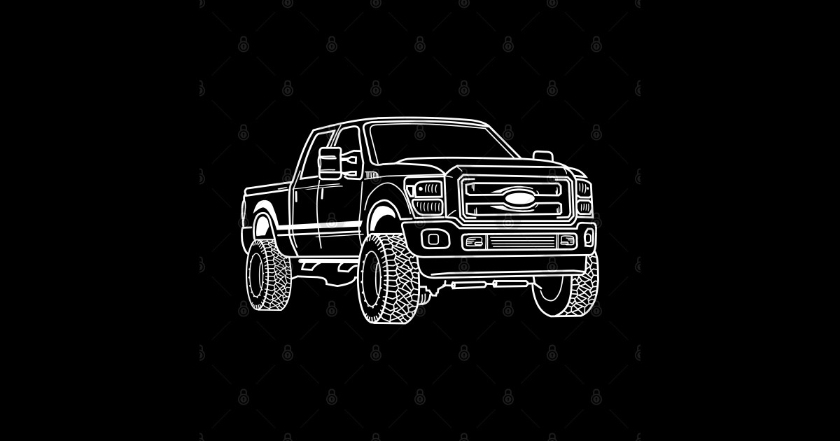 Ford F250 Super Duty - Ford F250 - Posters and Art Prints | TeePublic