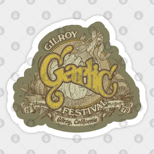 Garlic Festival 1979 - Foodie - Sticker | TeePublic