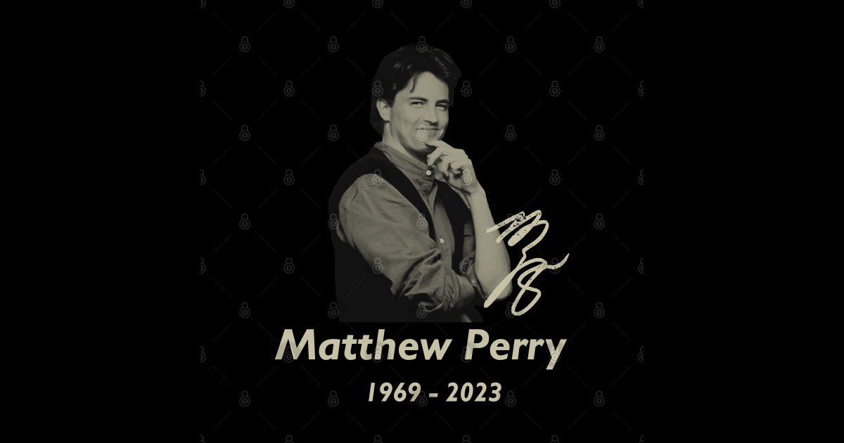 Matthew Perry #1 remembering - Matthew Perry - Posters and Art Prints ...