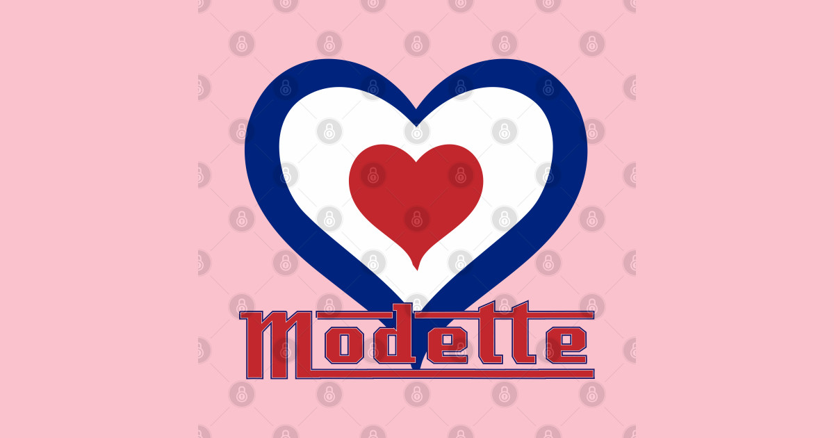 Modette heart shape Roundel Mod life - Mod Scooter - T-Shirt | TeePublic