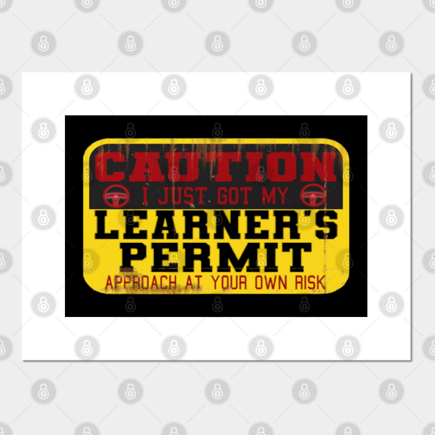 Warning Learner's Permit for Teenagers Driving Lesson - Learner Driver ...
