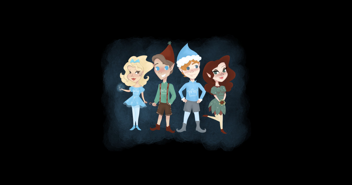 The Christmas Gang (Patron Design) - Elf - Sticker | TeePublic