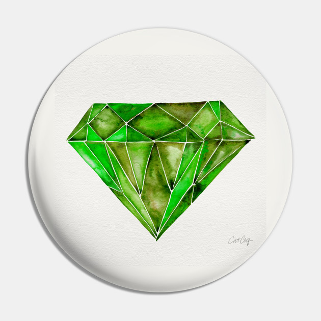 how to draw a peridot gem