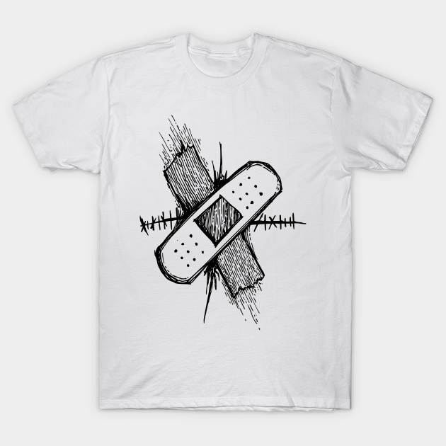 Abstract Plaster - Plaster - T-Shirt | TeePublic
