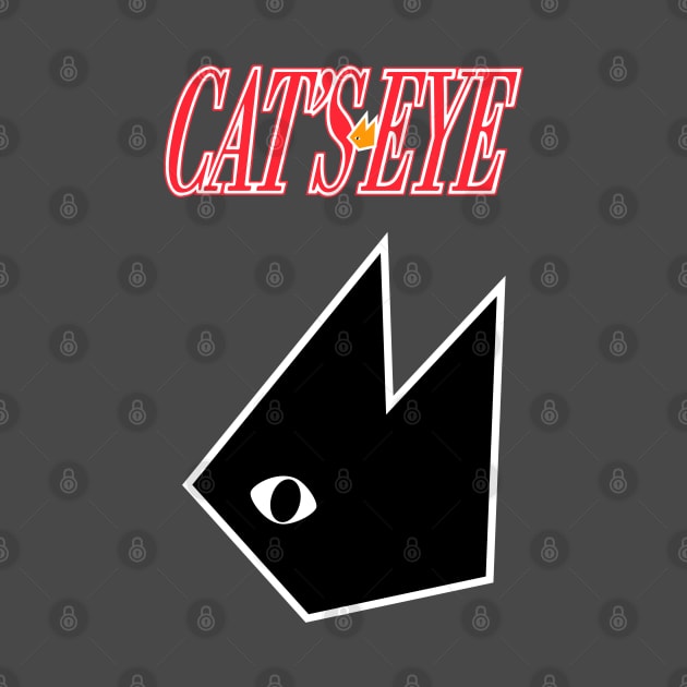 Cat's Eye - Anime original vintage logo - Cats Eye - T-Shirt | TeePublic
