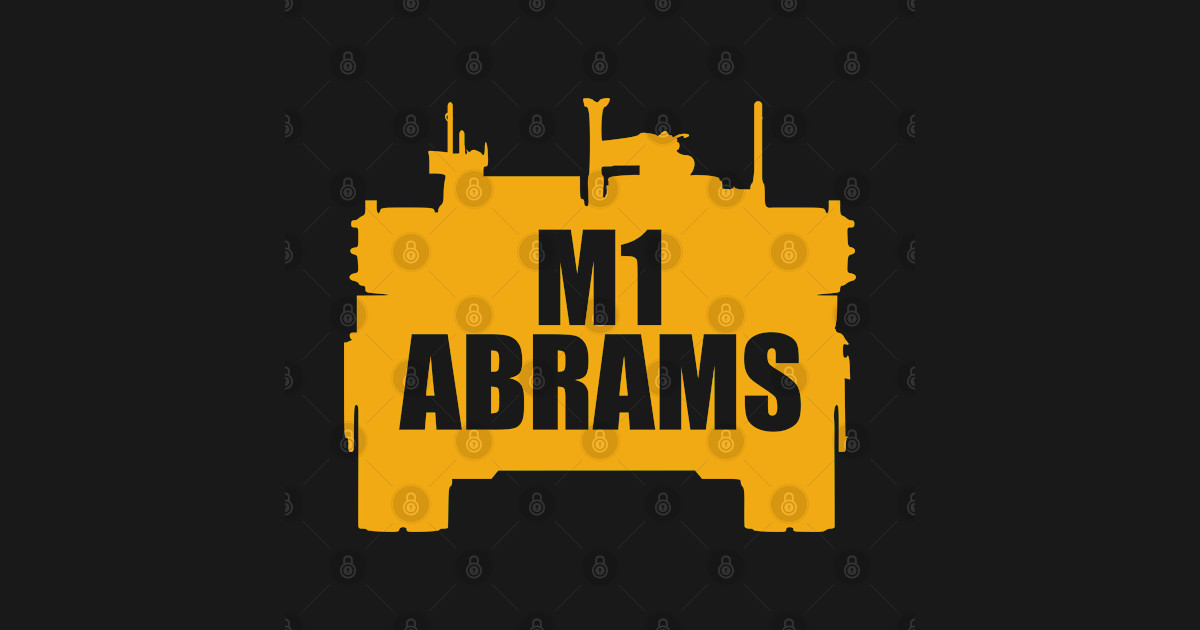 M1 Abrams (Small Logo) - Classic American Tank - T-Shirt | TeePublic