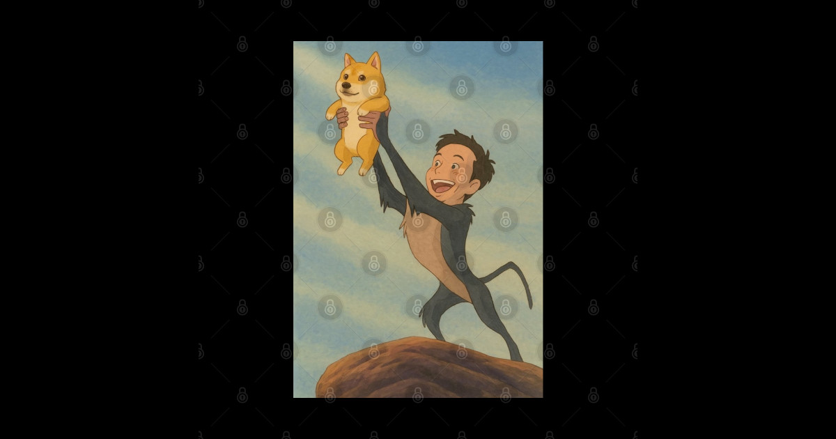 Doge Meme - Simba - Sticker | TeePublic