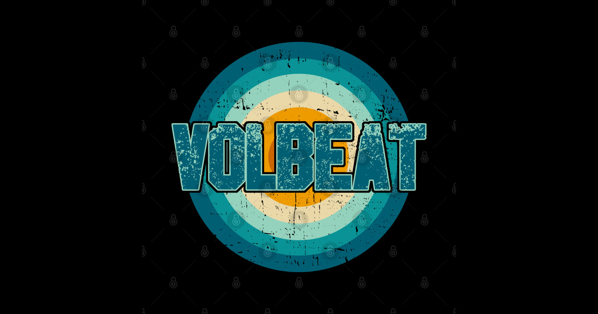 vintage color volbeat - Volbeat Band - Sticker | TeePublic