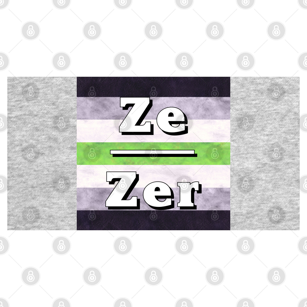 Ze-Zir Pronouns: Agender - Agender Pride - T-Shirt | TeePublic