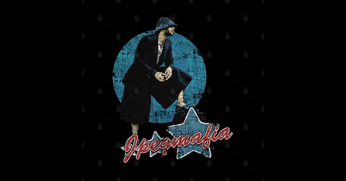 Jpegmafia Rapper Vintage Crack - Jpegmafia - Sticker | TeePublic