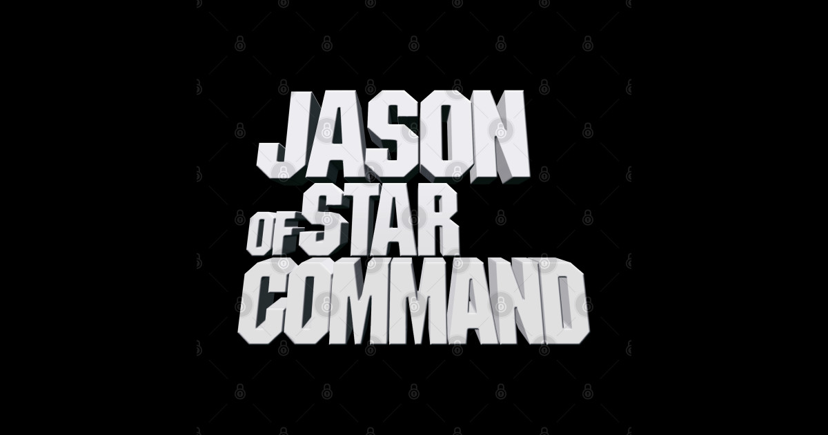 Jason of Star Command Logo 3D - Filmation - Sticker | TeePublic