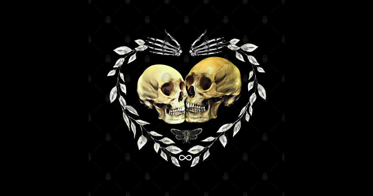 Heart eternal Lovers skeletons, lovers, cool skulls, bones, Human ...