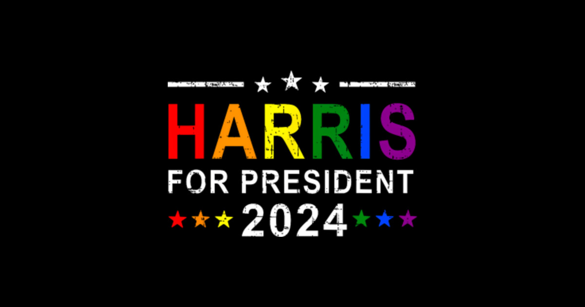 Kamala Harris Rainbow Gay Pride Lgbt Election 2024 - Kamala Harris ...