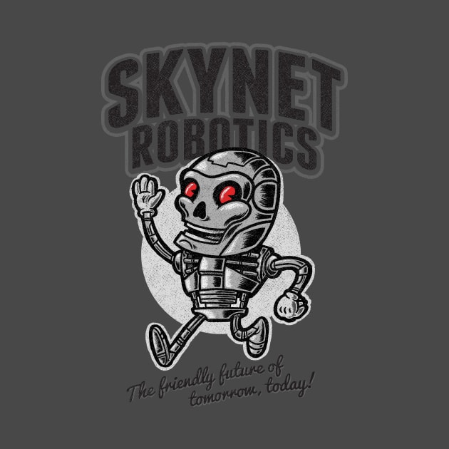 The Friendly Future - Terminator - T-Shirt | TeePublic