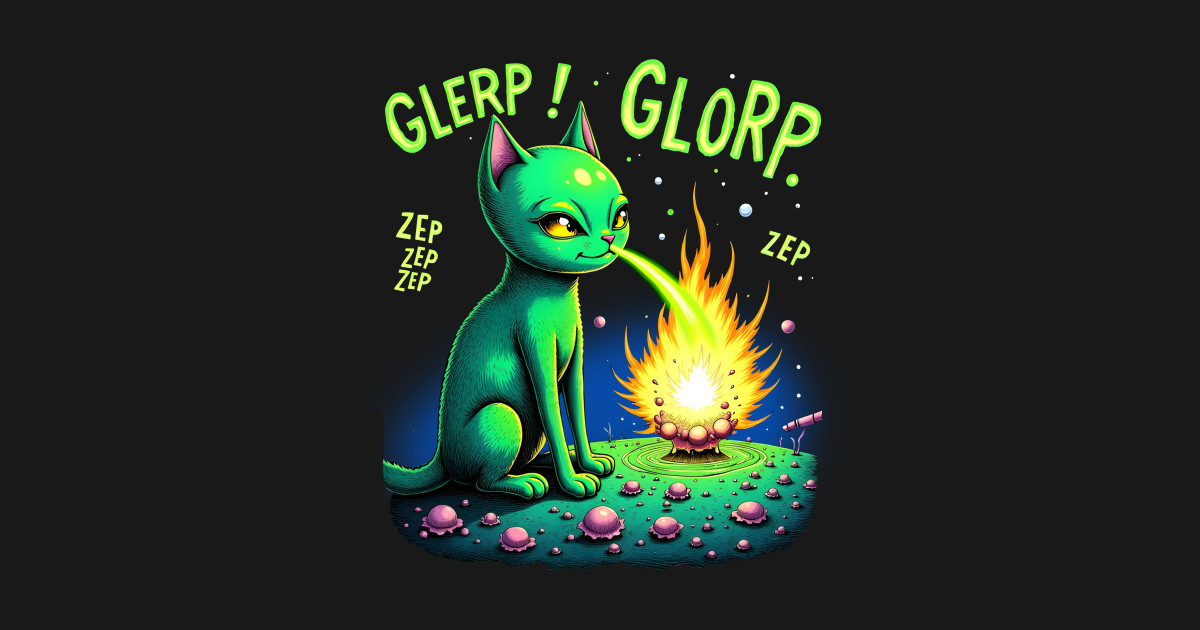 Glerp Glorp Alien Cat Meme | Brainrot Humor, Dank Memes & Goofy Ahh ...