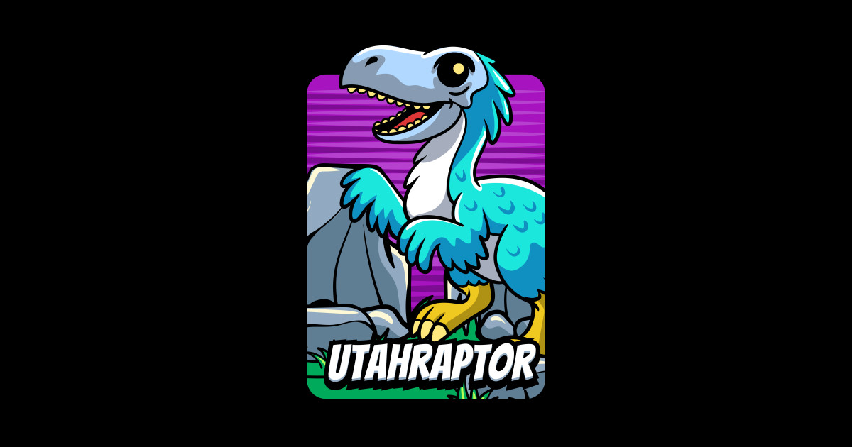 Cute Utahraptor Dinosaur Cartoon - Cute Utahraptor Dinosaur Cartoon ...