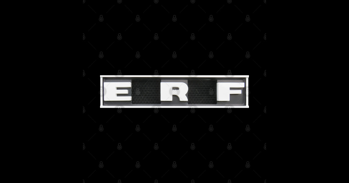 ERF B Series classic 1970s British lorry grille logo - Erf - Sticker ...