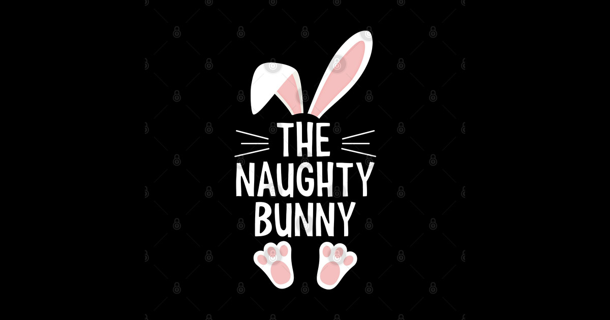 naughty easter bunny - Naughty Easter Bunny - Sticker | TeePublic