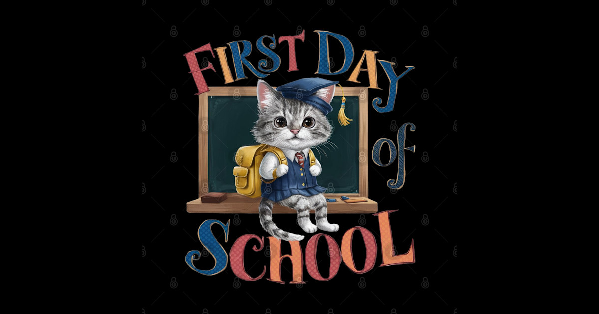 Cute Cat's First School Day: An Adorable Classroom Tale - Cute Cat ...
