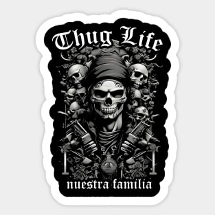 thug life skeleton