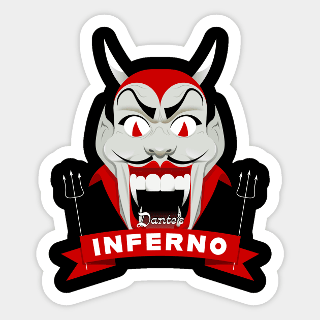 Dante's Inferno - Dantes Inferno - Sticker | TeePublic