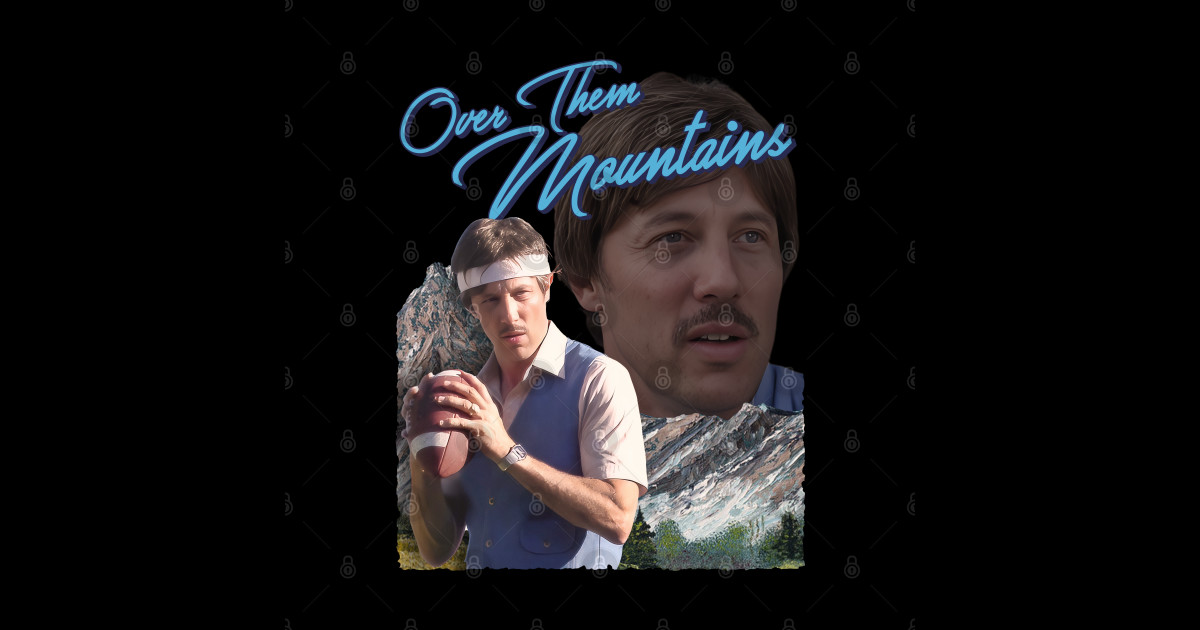 Uncle Rico - Over Them Mountains - Napoleon Dynamite - Sticker | TeePublic