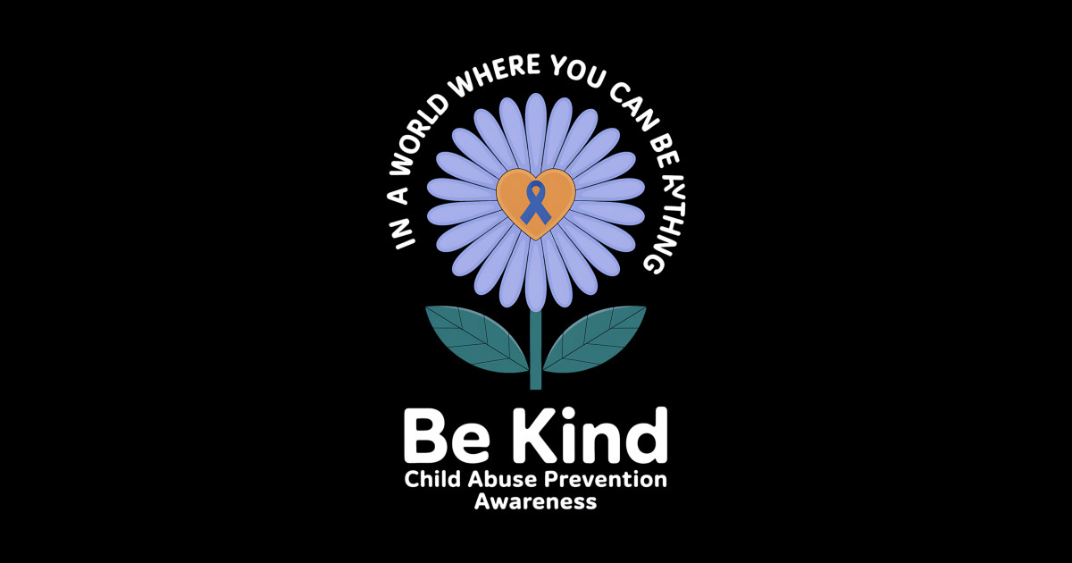 Be Kind Blue Sunflower Child Abuse Prevention Awareness - Be Kind Blue ...