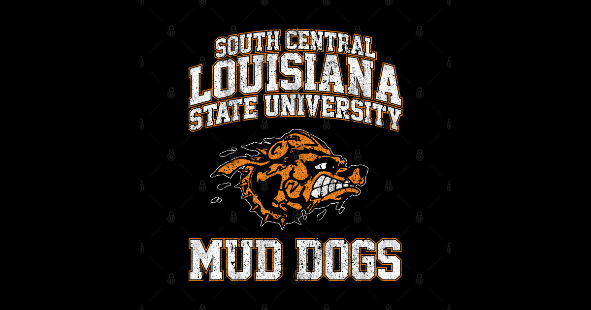 South Central Louisiana State University Mud Dogs - Waterboy - Sticker ...