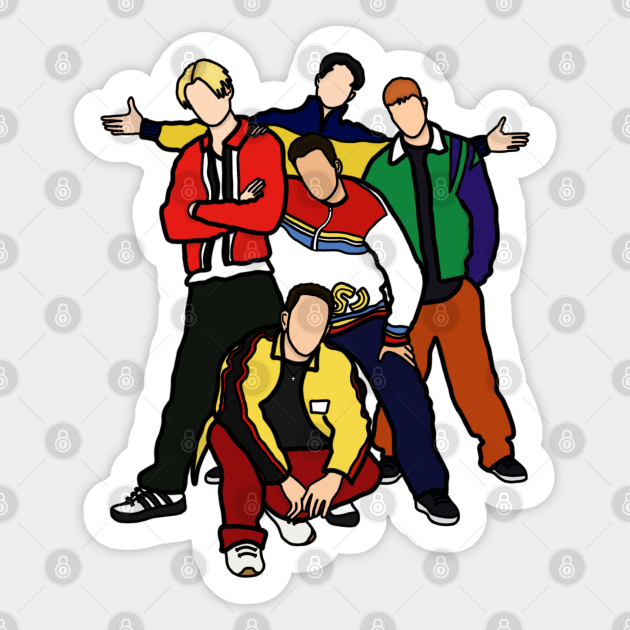 Backstreet Boys - Backstreet Boys - Sticker | TeePublic