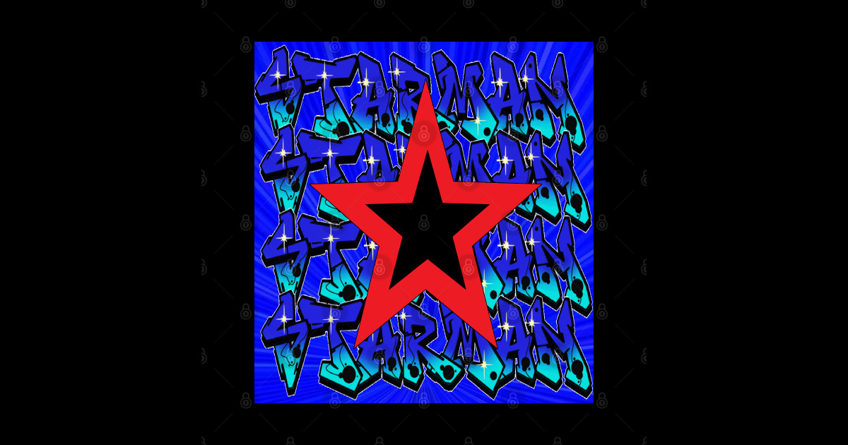 Starman Red Dark Star ziggy - Ziggy - Sticker | TeePublic