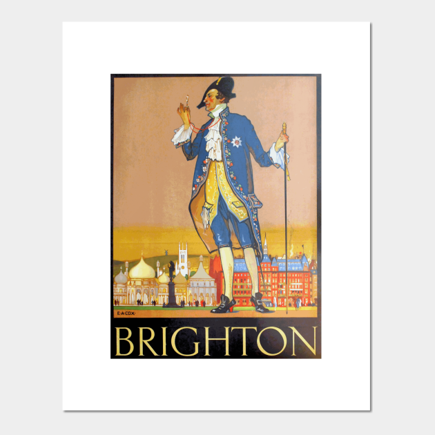 Brighton, England - Vintage Travel Poster Art - England - Posters and ...