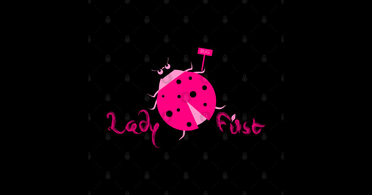 Lady First by Ladies First meme - Meme Joke - Sticker | TeePublic
