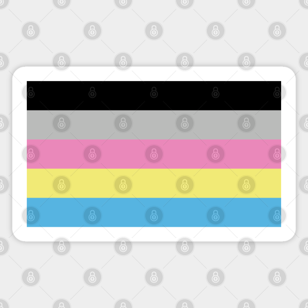 Polygender Flag - Polygender - Sticker | TeePublic