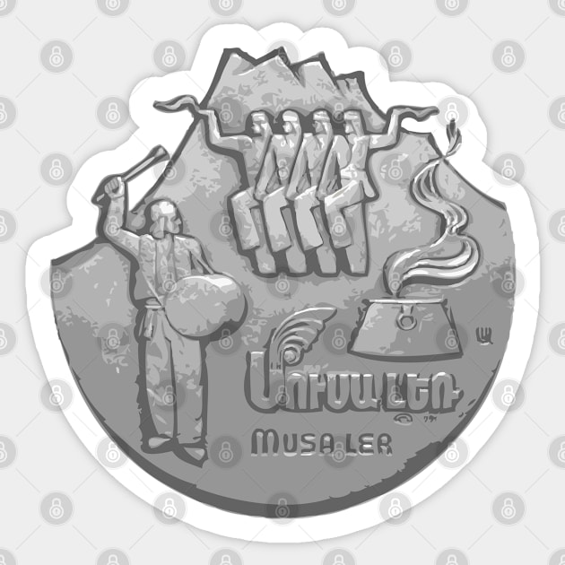 Musa Ler (aka Musa Dagh) - Musa Dagh - Sticker | TeePublic