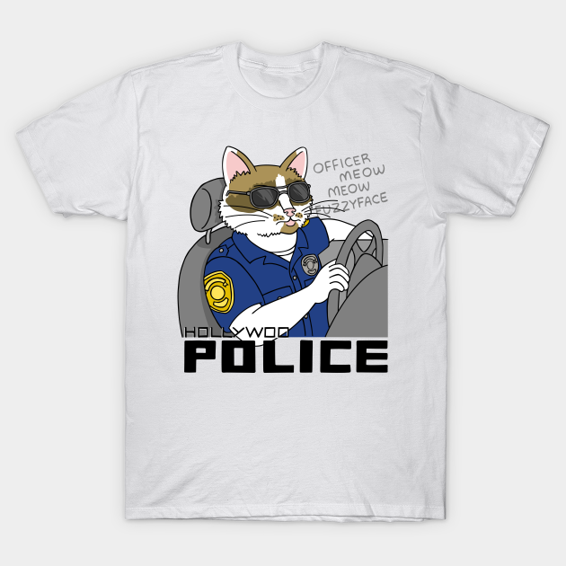 Officer Meow Meow Fuzzyface - Bojack Horseman - T-Shirt | TeePublic