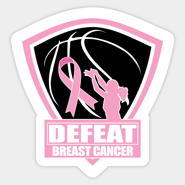 Defeat Breast Cancer - Rwb - Sticker | TeePublic