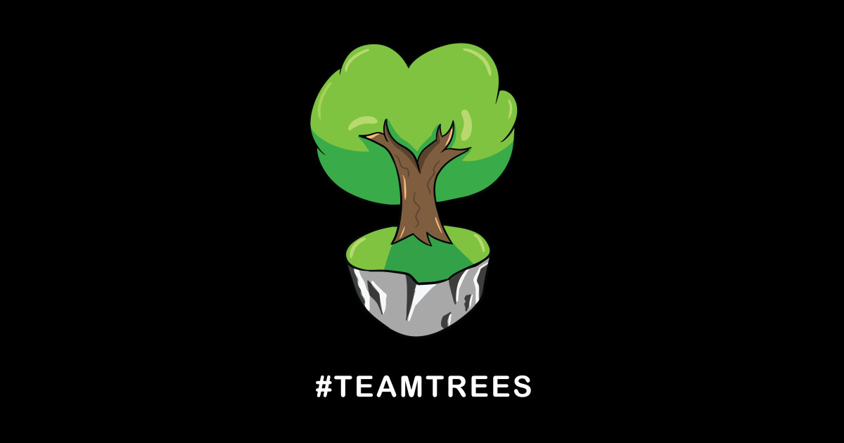 Cool #teamtrees Design - Teamtrees - Sticker | TeePublic