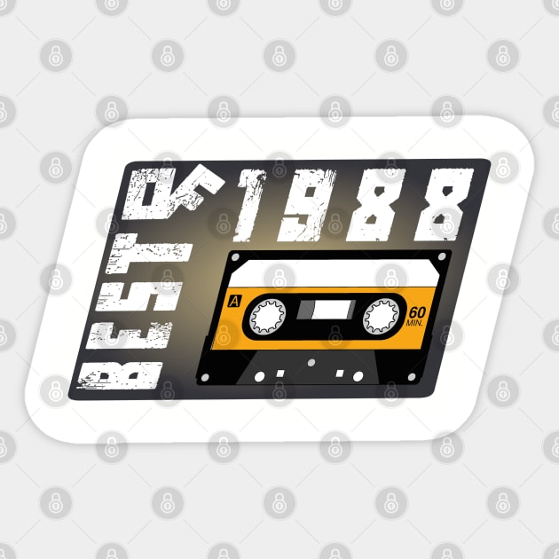 best of 1988 31 years old - Best Of 1988 - Sticker | TeePublic