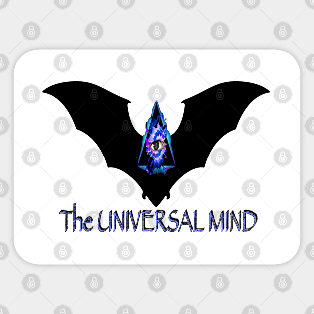 The Universal Mind Bat - Bat Bats Charles F Hannel - Sticker | TeePublic