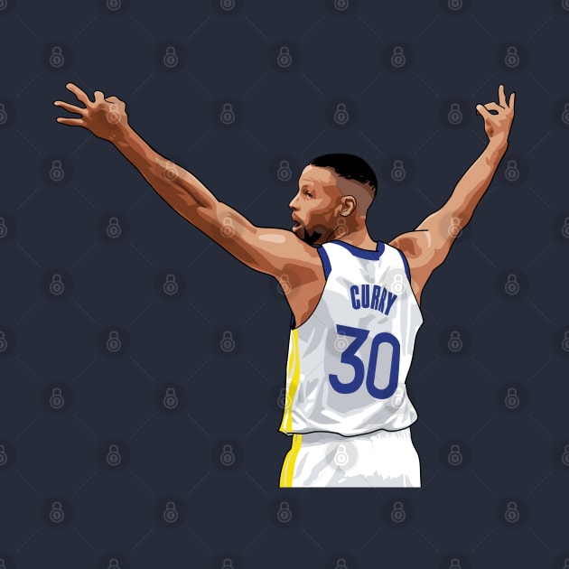Stephen Curry Vector Back - Stephen Curry - T-Shirt | TeePublic
