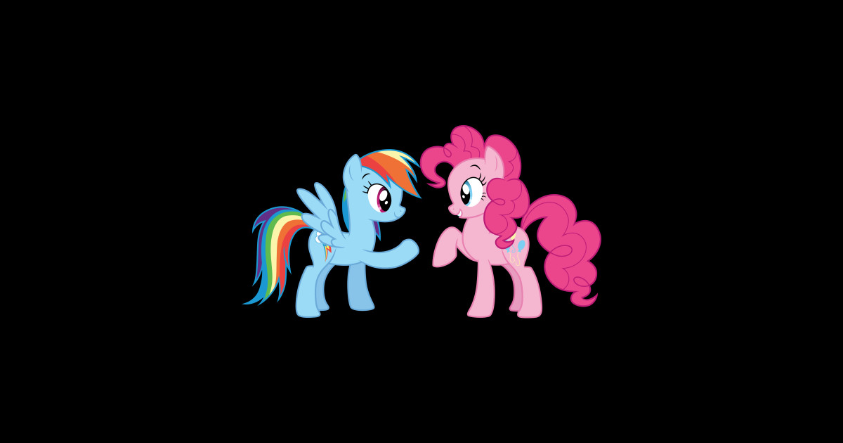Rainbow Dash and Pinkie Pie reconcile 1 - My Little Pony - Sticker ...