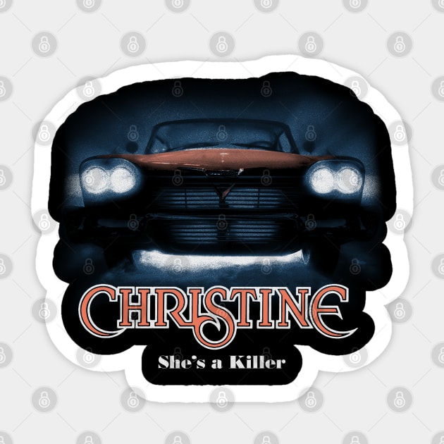 80s Christine Horror Movie - Christine Movie - Sticker | TeePublic