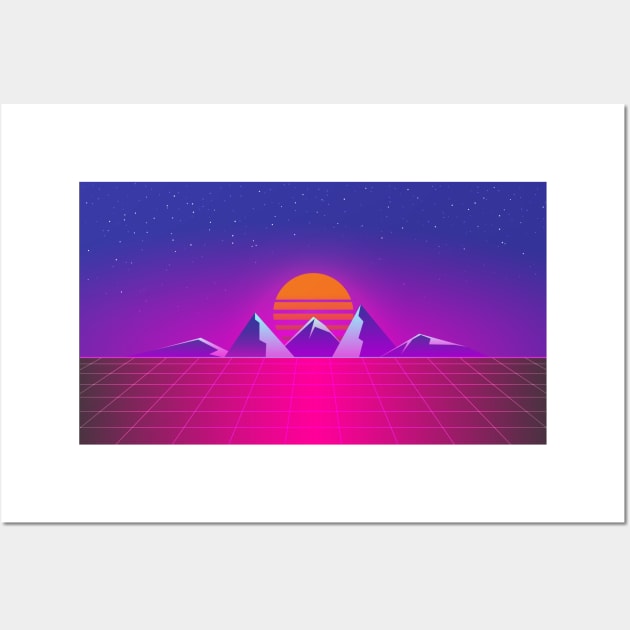 Synthwave 80's - Synthwave - Posters and Art Prints | TeePublic