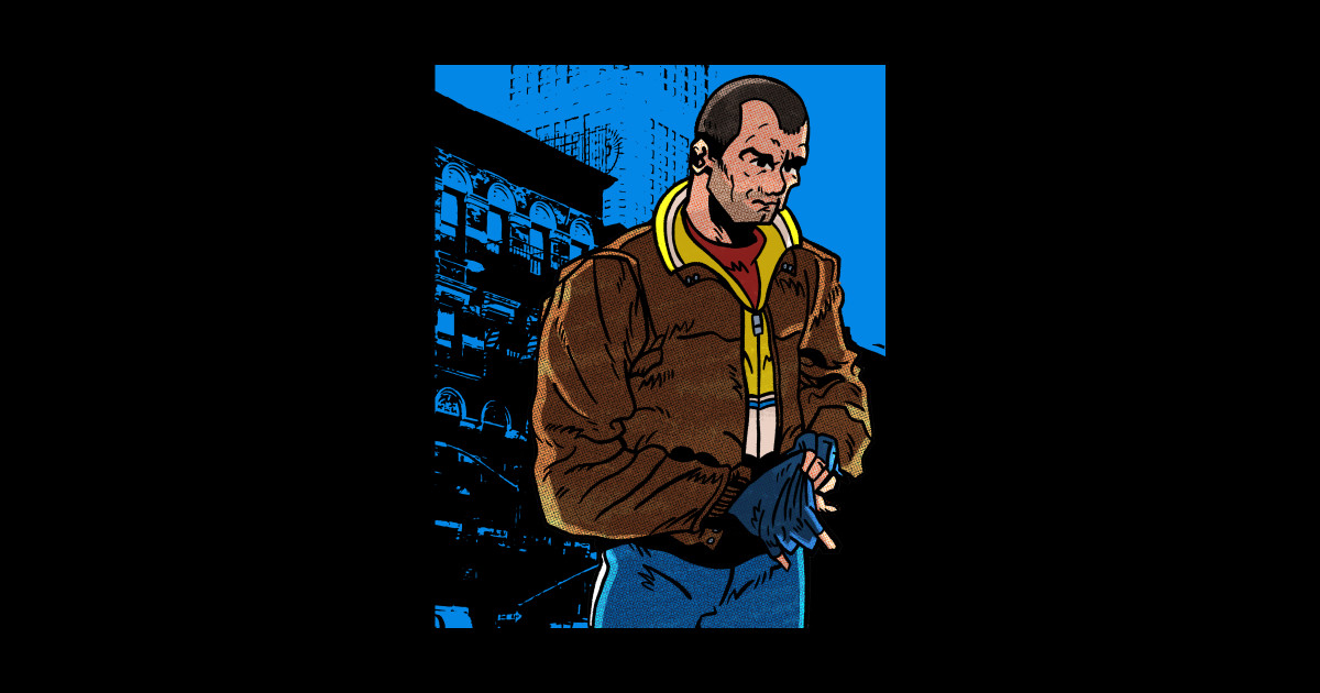 NIKO BELLIC - Grand Theft Auto - Sticker | TeePublic