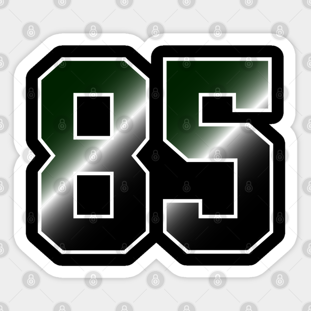 Number 85 - Number 85 - Sticker | TeePublic