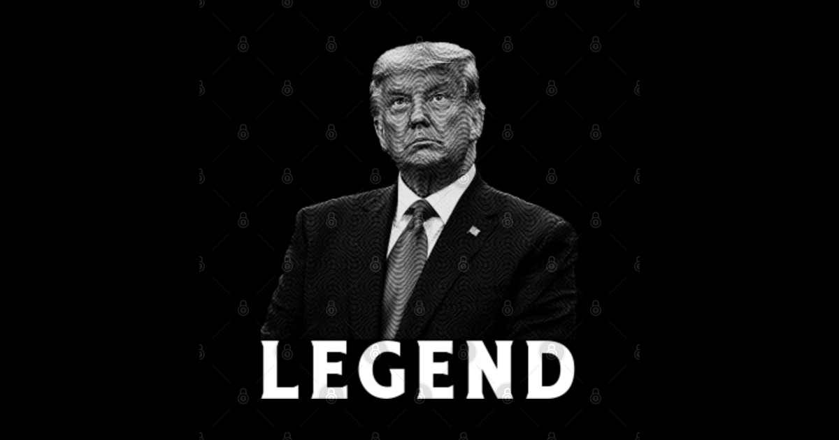 Donald Trump Legend B&W - Donald Trump - Posters and Art Prints | TeePublic